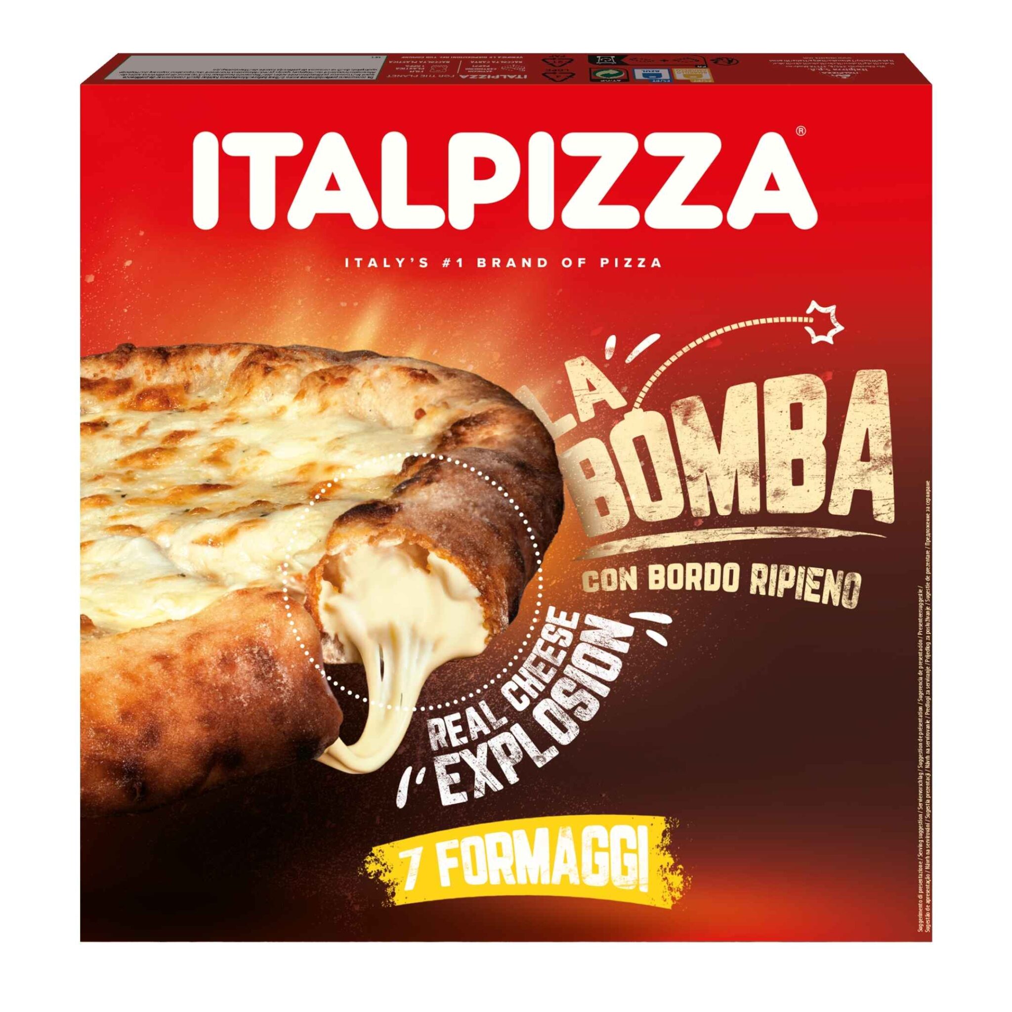 Pizza La Bomba 7Formaggi ITALPIZZA 450g – VITAFOR SRL